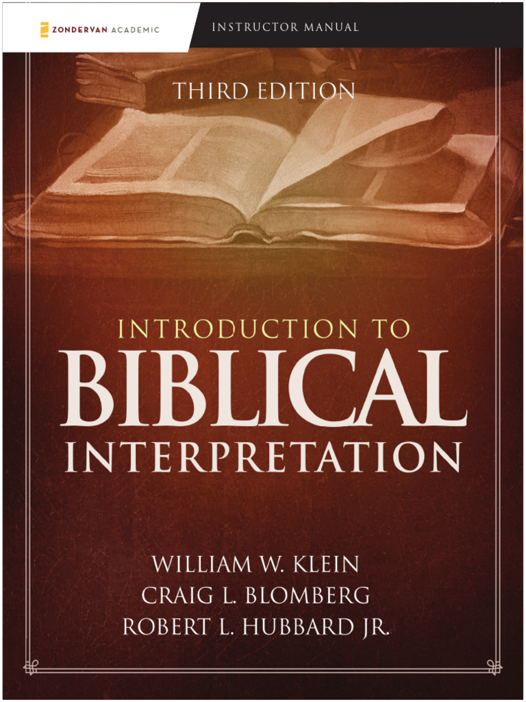 Zondervan_Final_Instructor_Manual-Copy | PDF | Bible | Biblical Canon