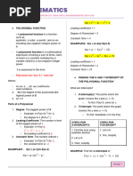 Polynomial and Circle Concepts | PDF | Polynomial | Factorization