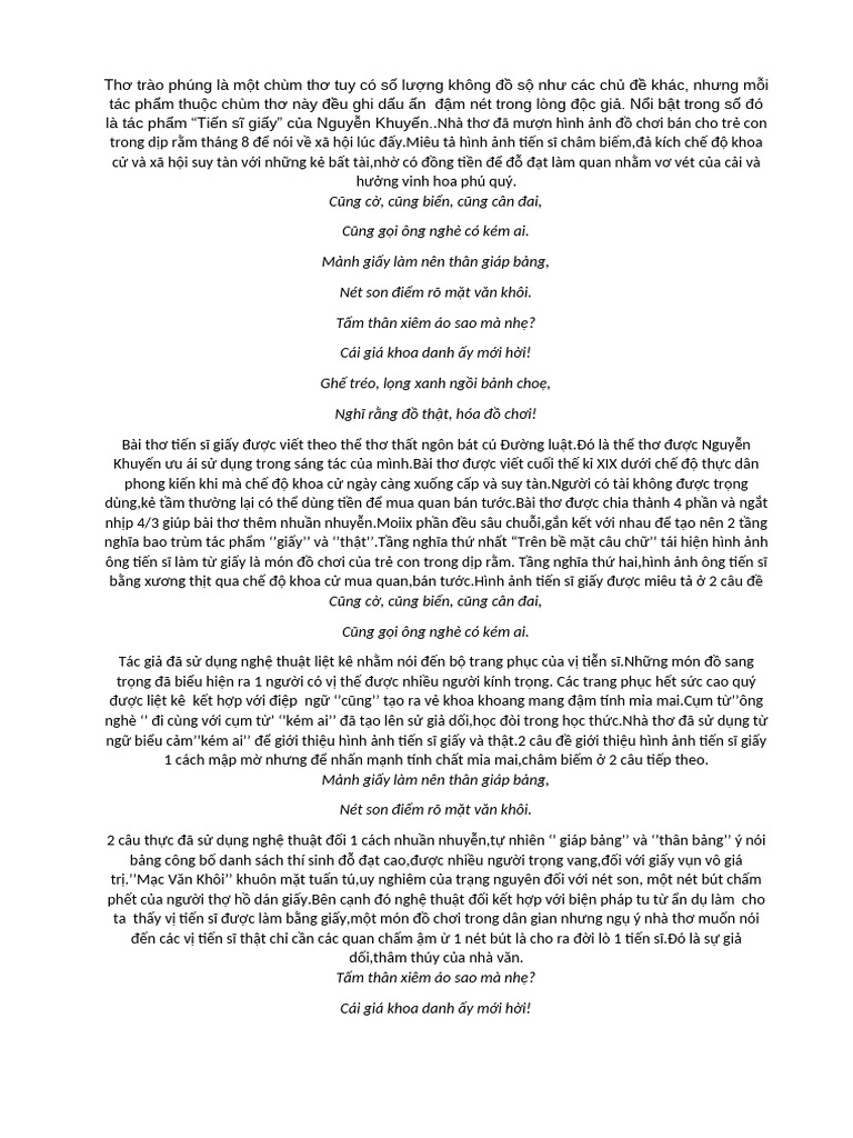 Tiến si giấy (Đã xong) | PDF