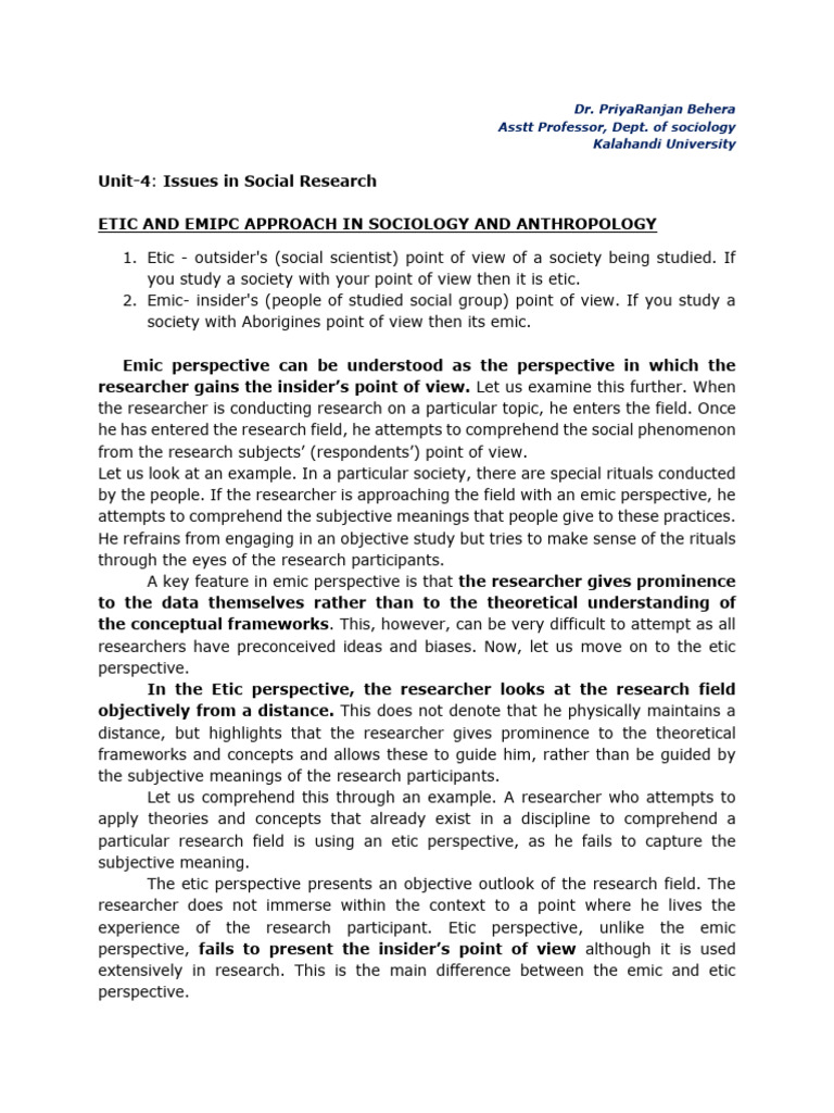 Unit4 Research Methodology PG | PDF | Qualitative Research | Statistics