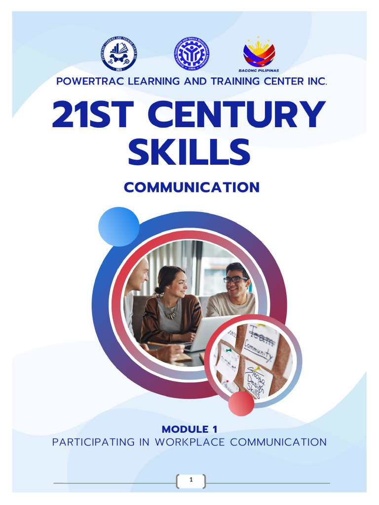 21st Century Skills Communication Module 1 | PDF | Computer File ...