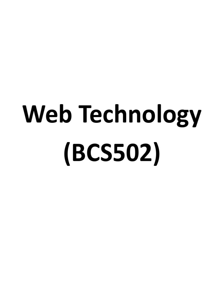 Web Technology | PDF | Xml | Xml Schema