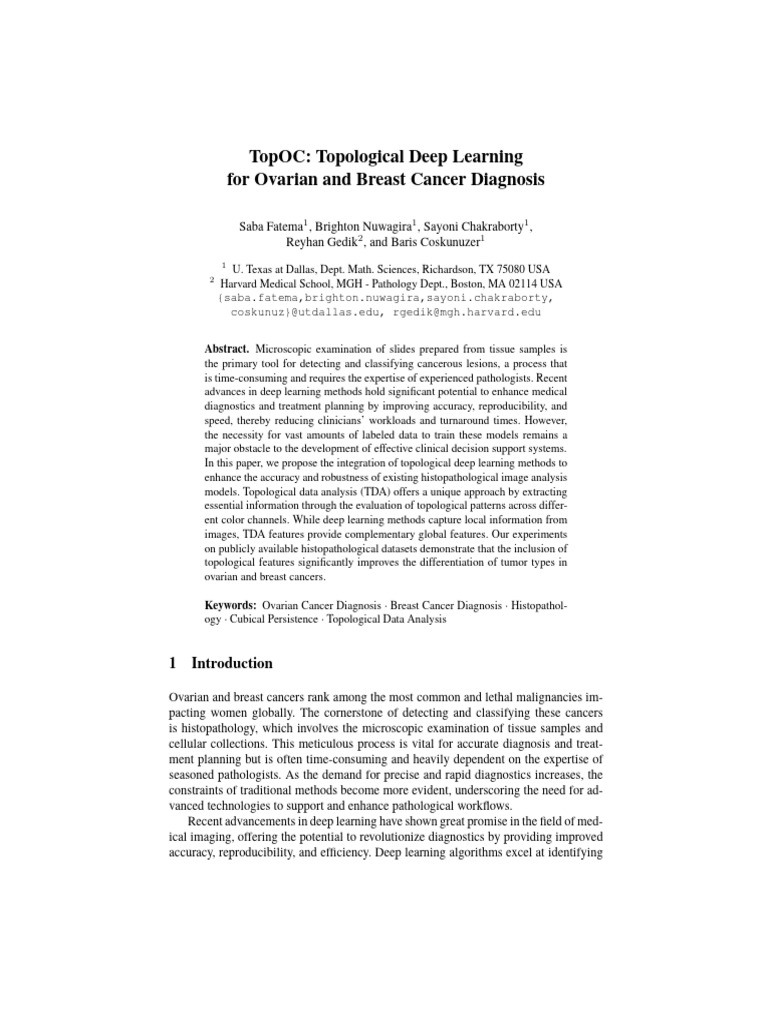 4.TopOC Topological Deep Learning for ovarian and breast cancer diagnosis（拓扑卵巢分割-可借鉴写作方法） | PDF ...
