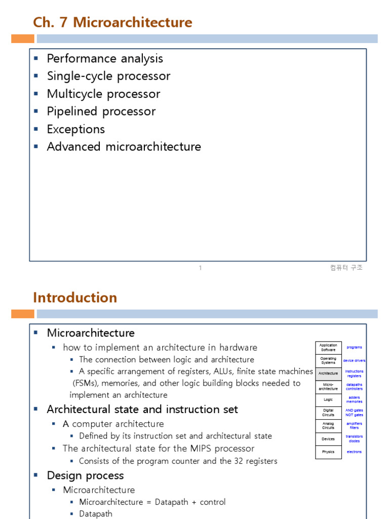ch7 (2) | PDF | Central Processing Unit | Logic Gate