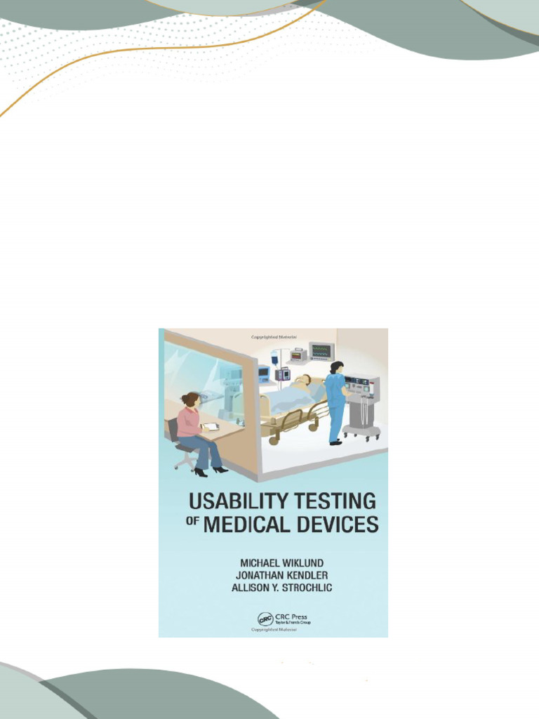 Instant download Usability Testing of Medical Devices 1st Edition ...