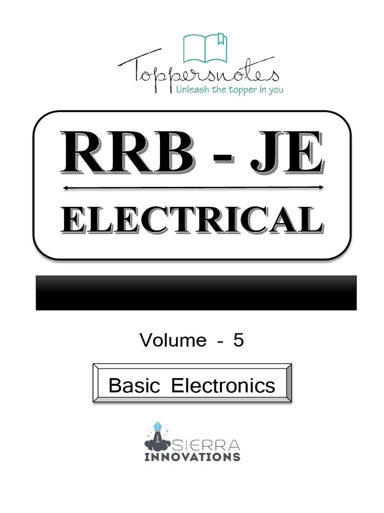 Volume 5 Basic Electronics | PDF