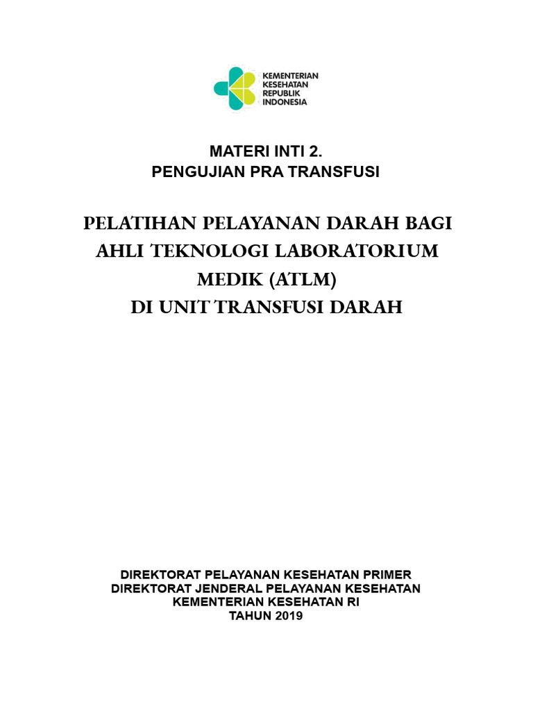 Modul MI-2 Pelatihan Yandarah ATLM-edit05052021-Ttd Dir.docx | PDF