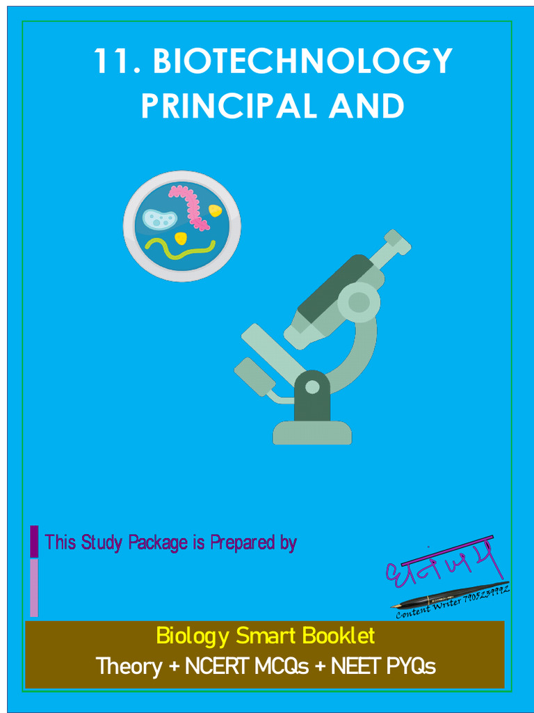 11.biotechnology Principal and Processes | PDF | Restriction Enzyme ...