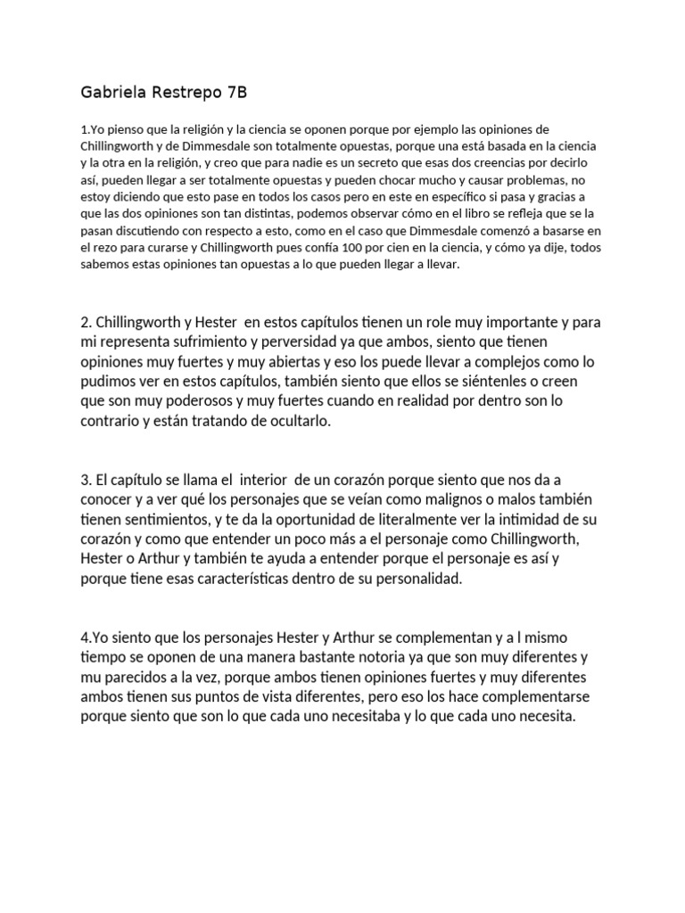 Preguntas de Español | PDF