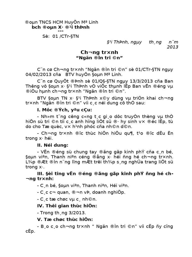 Chuong Trinh Ngon Den 2013 | PDF