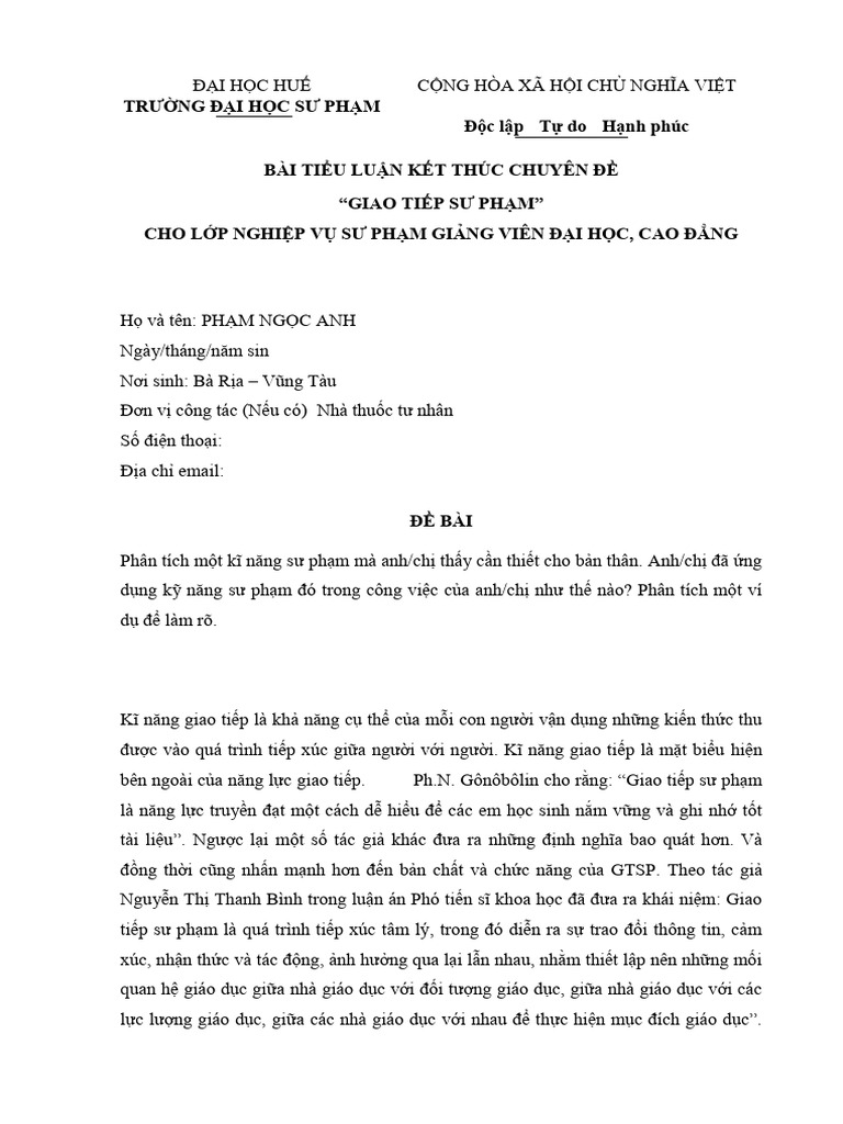 02 Gtsp Phạm Ngọc Anh | PDF