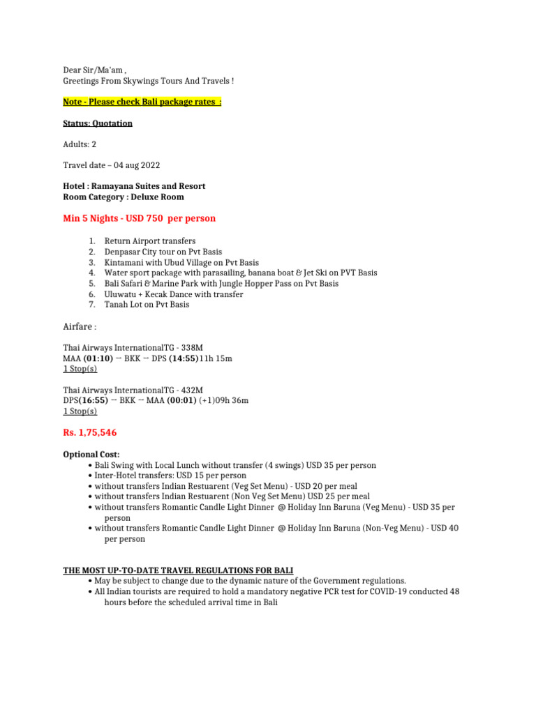 Thailand | PDF | Bali