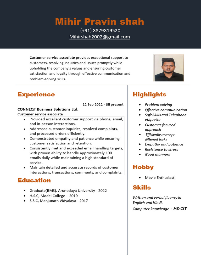 Mihir Shah Resume | PDF