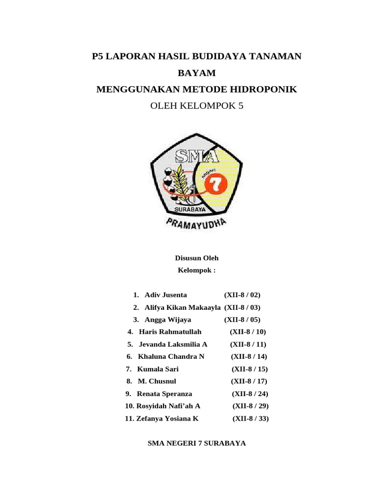 p5 Hidroponik Done | PDF