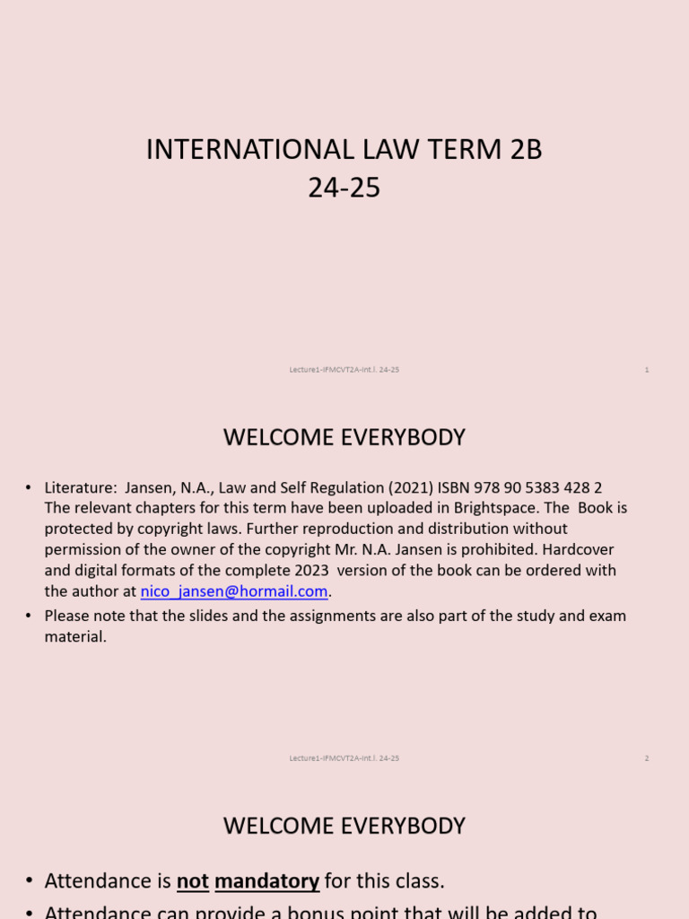 BS lecture1-IFMCVT2B-Int.l.24-25 | PDF | Arbitration | Mediation
