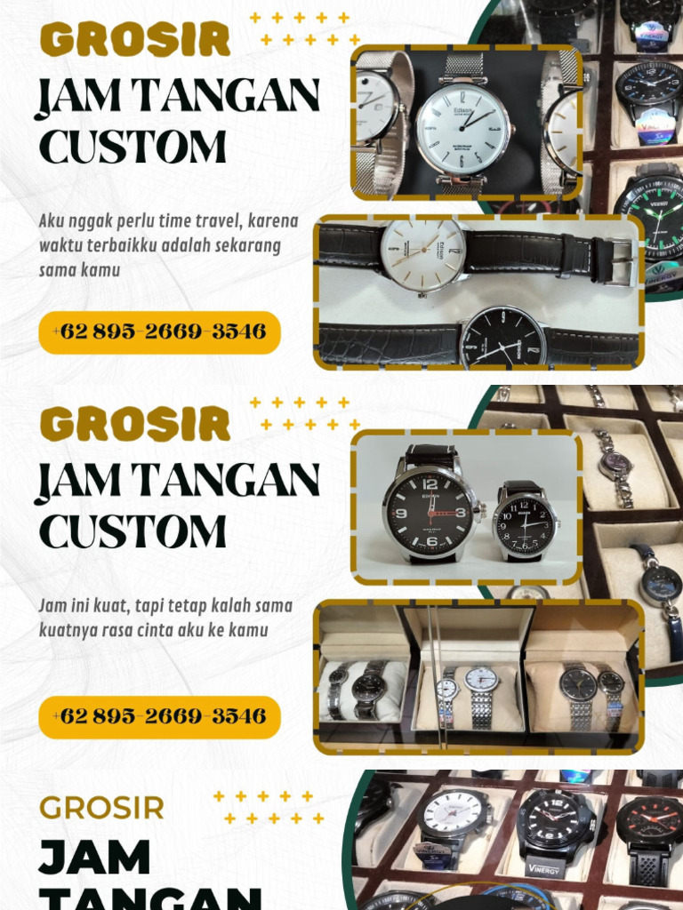 Logo Jam Tangan Custom, +62 895-2669-3546 | PDF