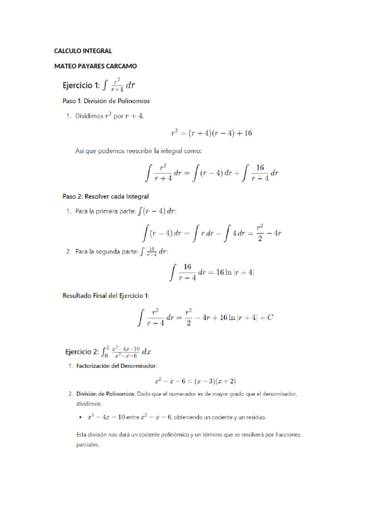 Calculo Integral | PDF