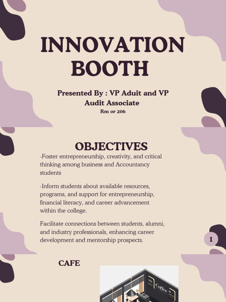 Innovation Booth Proposal | PDF