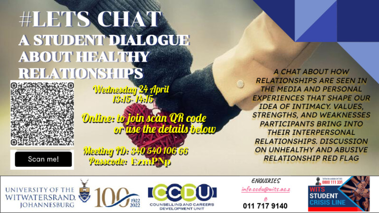 #Let'SChat - Healthy Relationship - 24 April | PDF