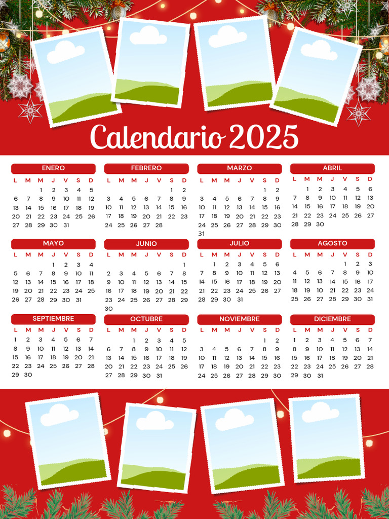 Documento A4 Calendario 2025 - 20241206 - 042043 - 0000 | PDF