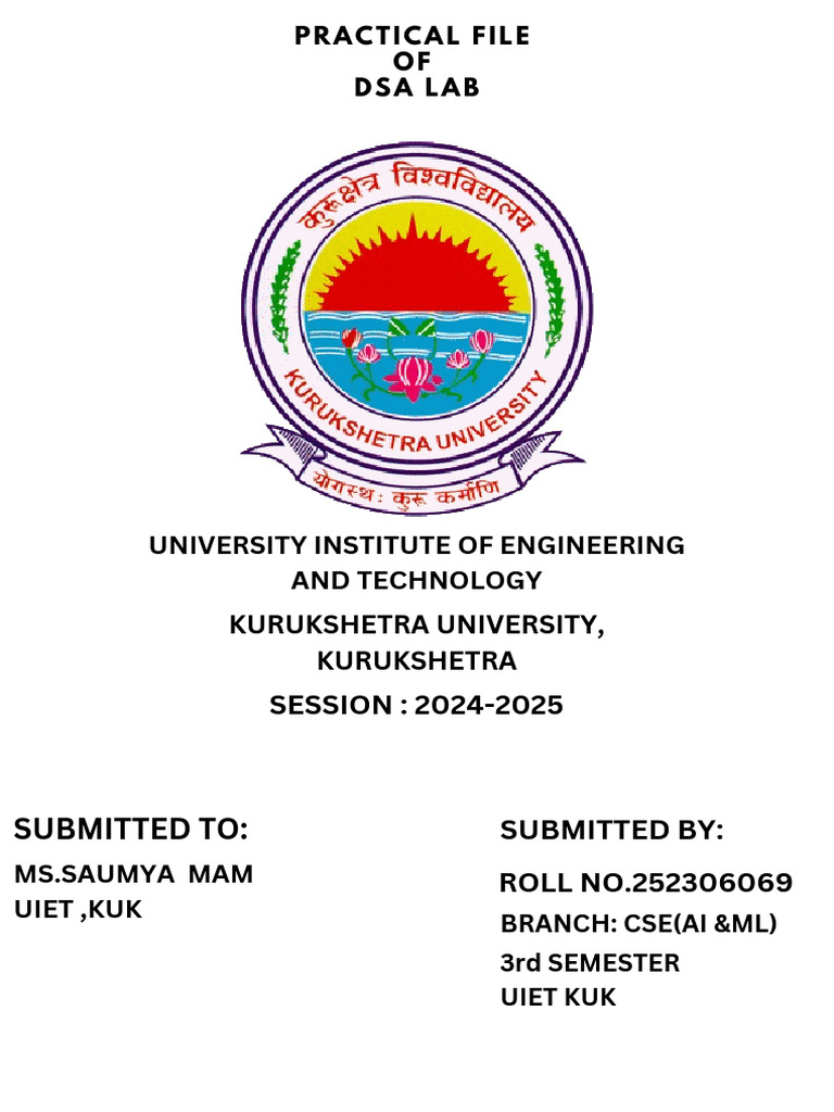 Kurukshetra University | PDF