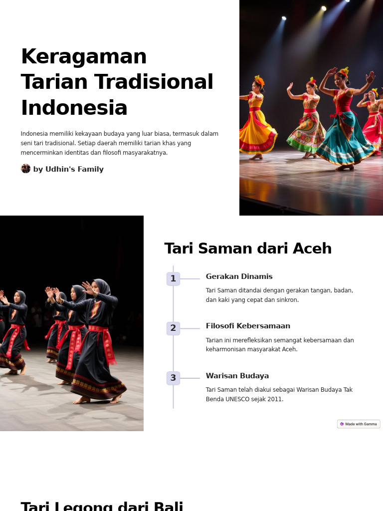 Keragaman Tarian Tradisional Indonesia | PDF