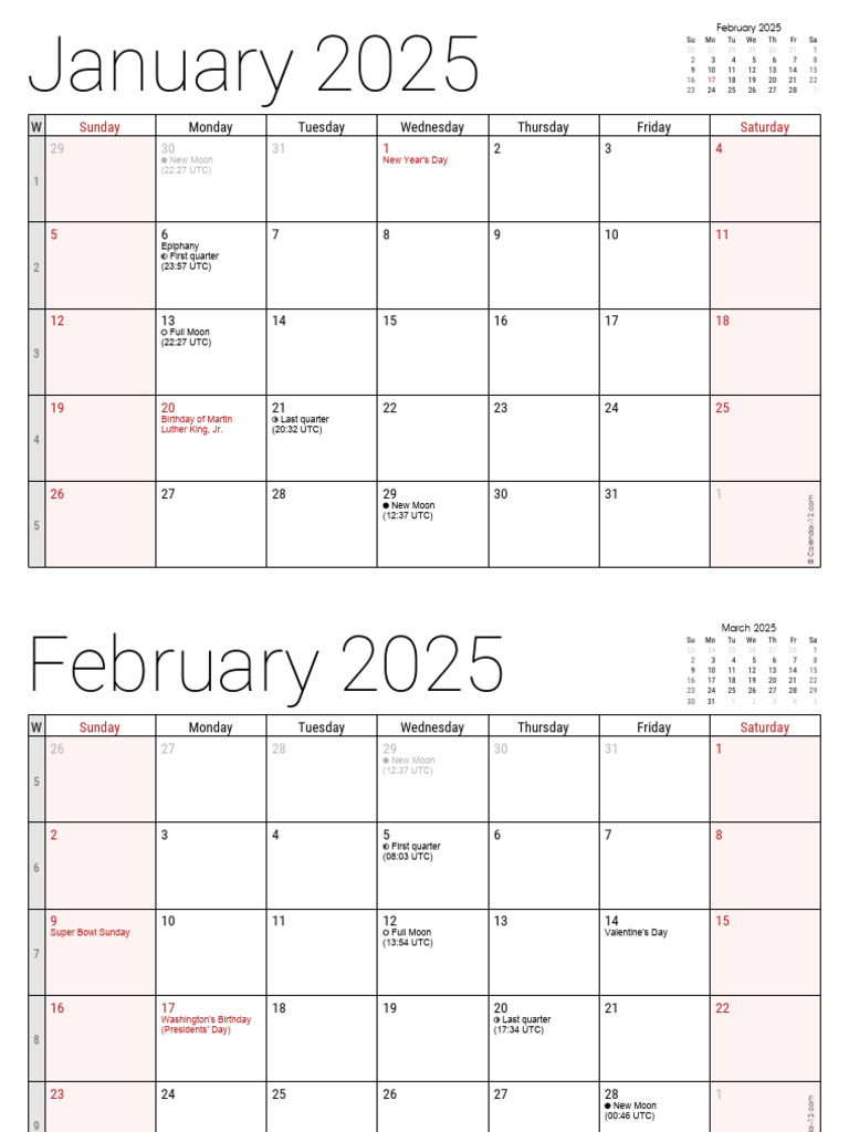 January - December 2025 | PDF | Easter | Observances