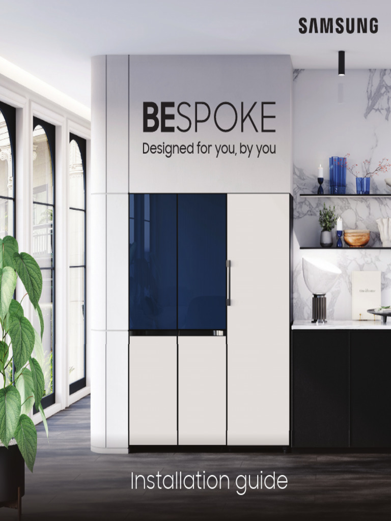 Bespoke Ref Installation Guide v3 | PDF | Refrigerator | Door