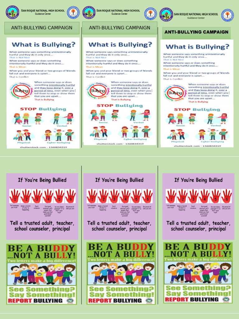 San Roque High School Anti-Bullying Campaign | PDF