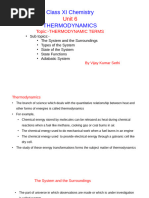 Here's A Formula Sheet For Thermodynamics (Class 11) Covering All ...