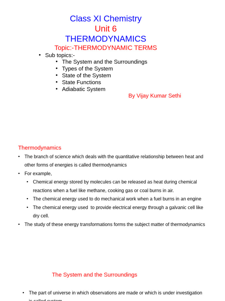 Thermodynamics | PDF | Entropy | Solvation