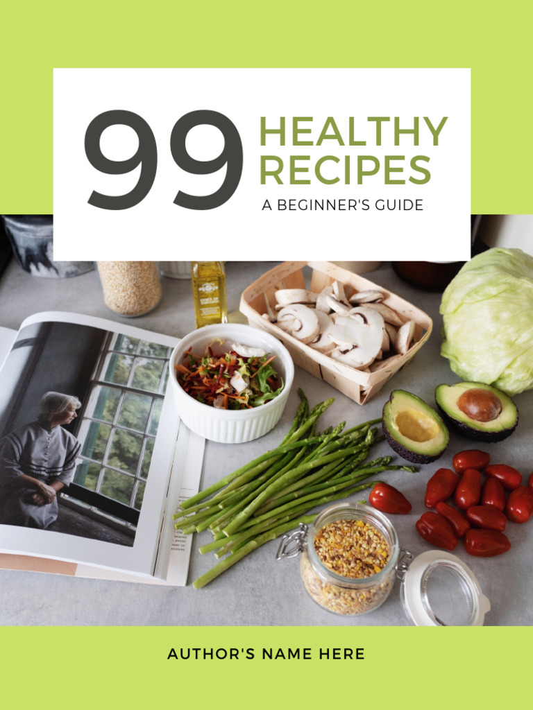 Green Food Recipe Ebook Template (US Letter) | PDF | Pizza | Cooking