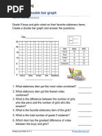 Grade5 Bar Graphs Worksheet With Answers | PDF