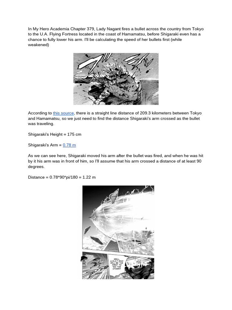 Deku Speed Calced. | PDF