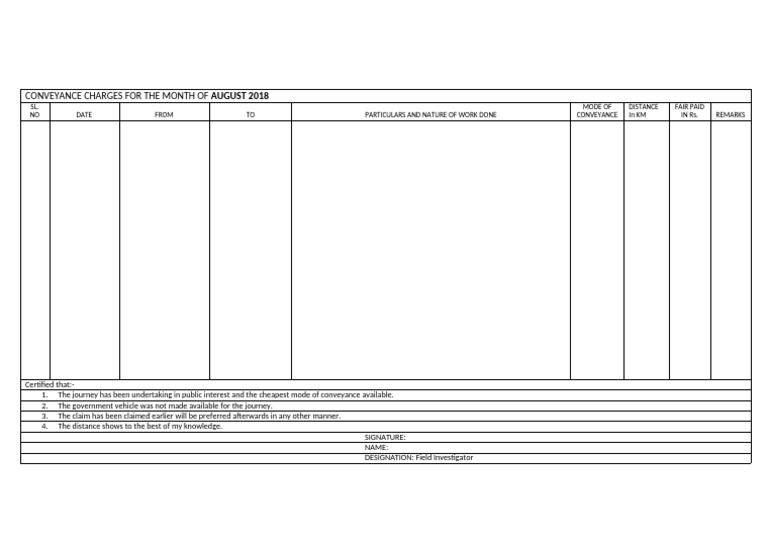 conveyance form | PDF