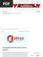 Cara Aktivasi Ms Office 2024 | PDF