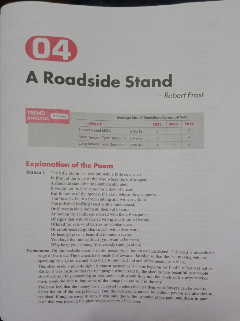 A Roadside Stand | PDF