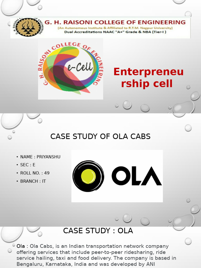 Ola Cabs Case Study Analysis | PDF