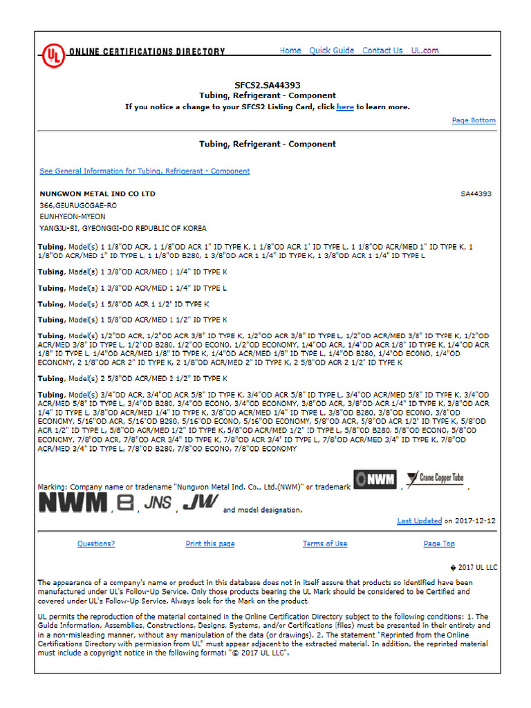 nwm certificates | PDF | Water | Copper