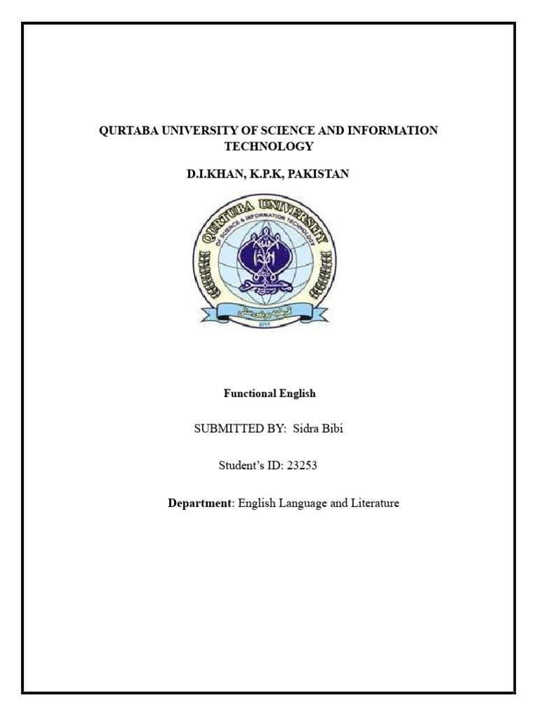 functional english | PDF | Subject (Grammar) | Verb