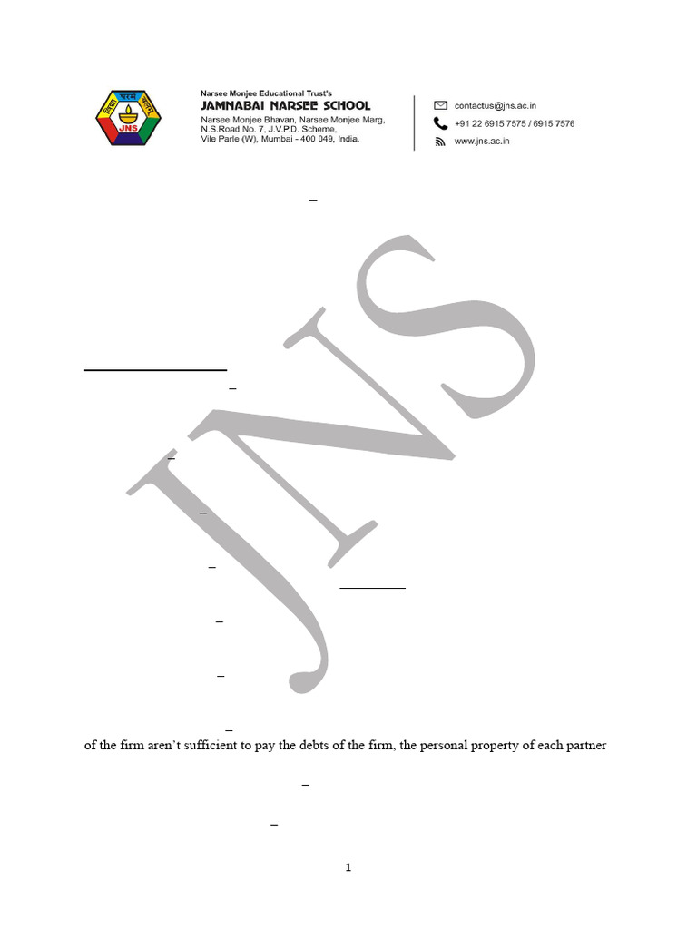 Chp 6 Partnership | PDF | Partnership | Limited Liability Partnership