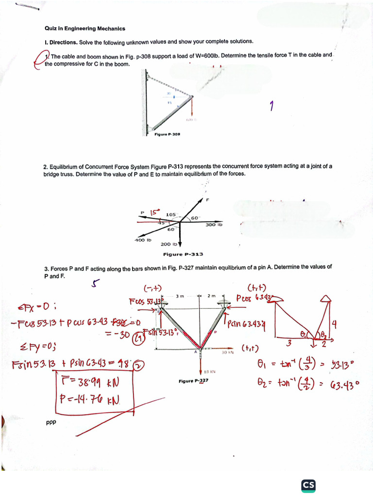 P3 Q1 Questions | PDF