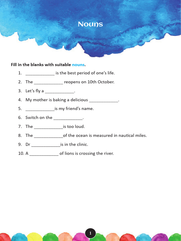 1. Nouns_G2 | PDF