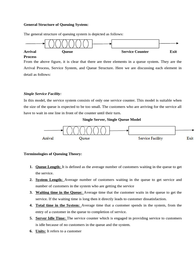 Introduction to queuing theory | PDF | Operations Research | Applied ... Introduction to queuing theory | PDF | Operations Research | Applied ...