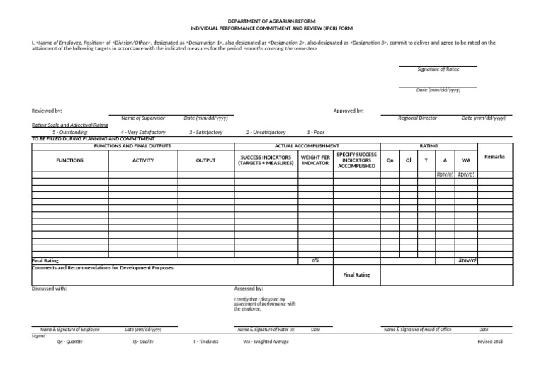 IPCR-BLANK-FORM | PDF IPCR-BLANK-FORM | PDF