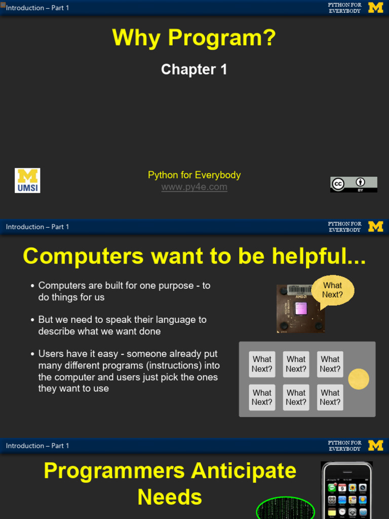 Introduction to Python Programming | PDF | Programmer | Software