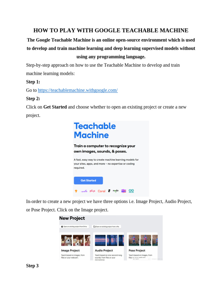 Practical 02_Google Teachable Machine | PDF