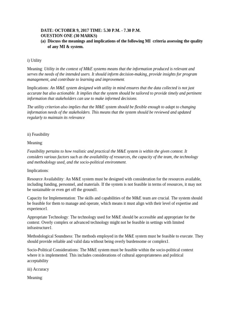 Monitoring And Evaluation 2 Pdf Evaluation Methodology