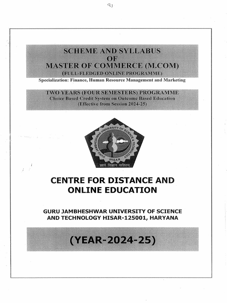 Syllabus and Practical Components of | PDF