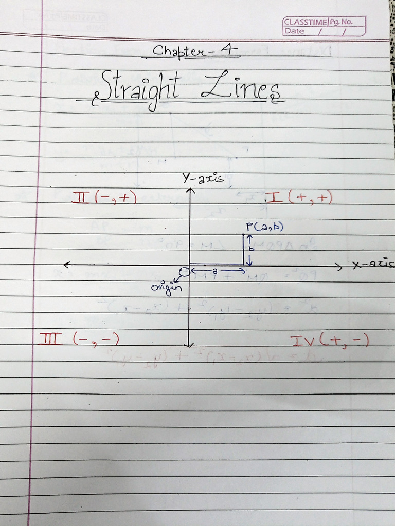 Straight Lines | PDF